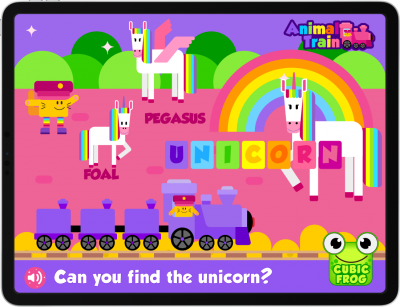 Animal Train - Cubic Frog® Apps